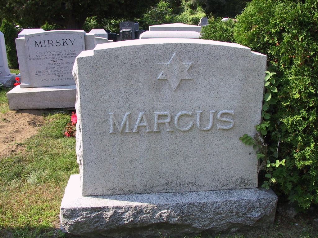Marcus, Minnie – Jewish Memorial Gardens